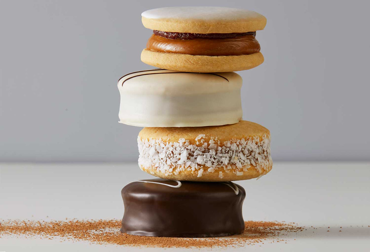 Large Alfajores 12 Pack - "Variety" all 4 flavors – Lucila's Alfajores